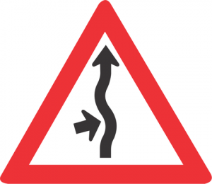 CONCEALED DRIVEWAY (FROM LEFT) ROAD ROAD SIGN (W217) - Le Nash Signs ...